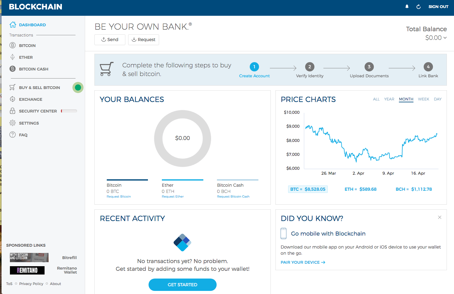 Blockchain.info Wallet | Blockchain.info Review | Cointext.com
